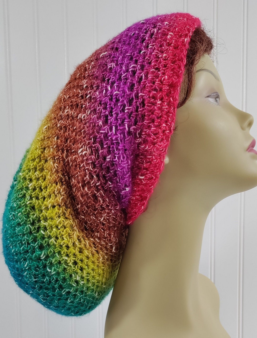 Tam Rasta Hat Spring and Summer Tam Colorful Slouchy Hat Dread Hat ...