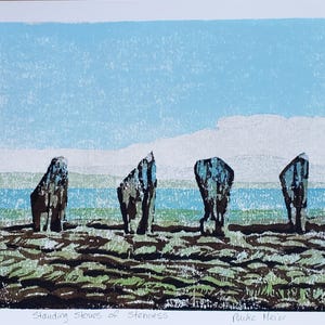 Orkney Islands, Scotland, Standing Stones of Stenness, Original ...