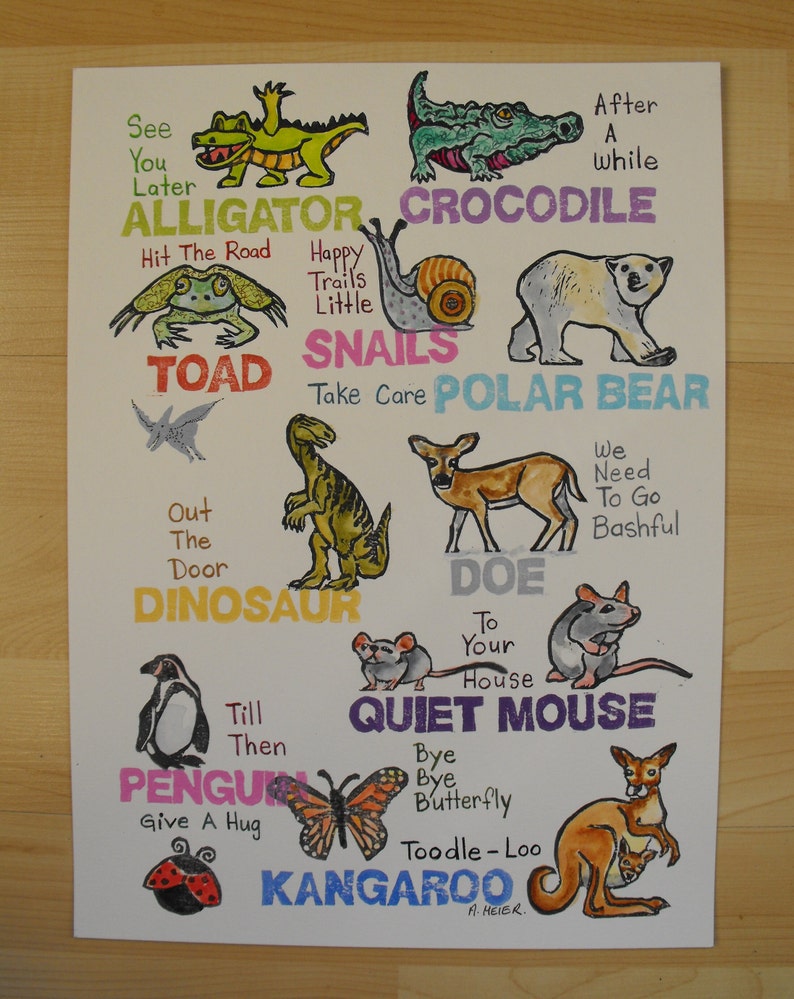 See You Later Alligator, Cute Goodbye Sayings, Modern Kids Room Décor ...