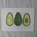Avocado Print, Fruit and Vegetable Kitchen Décor, Original Linocut ...