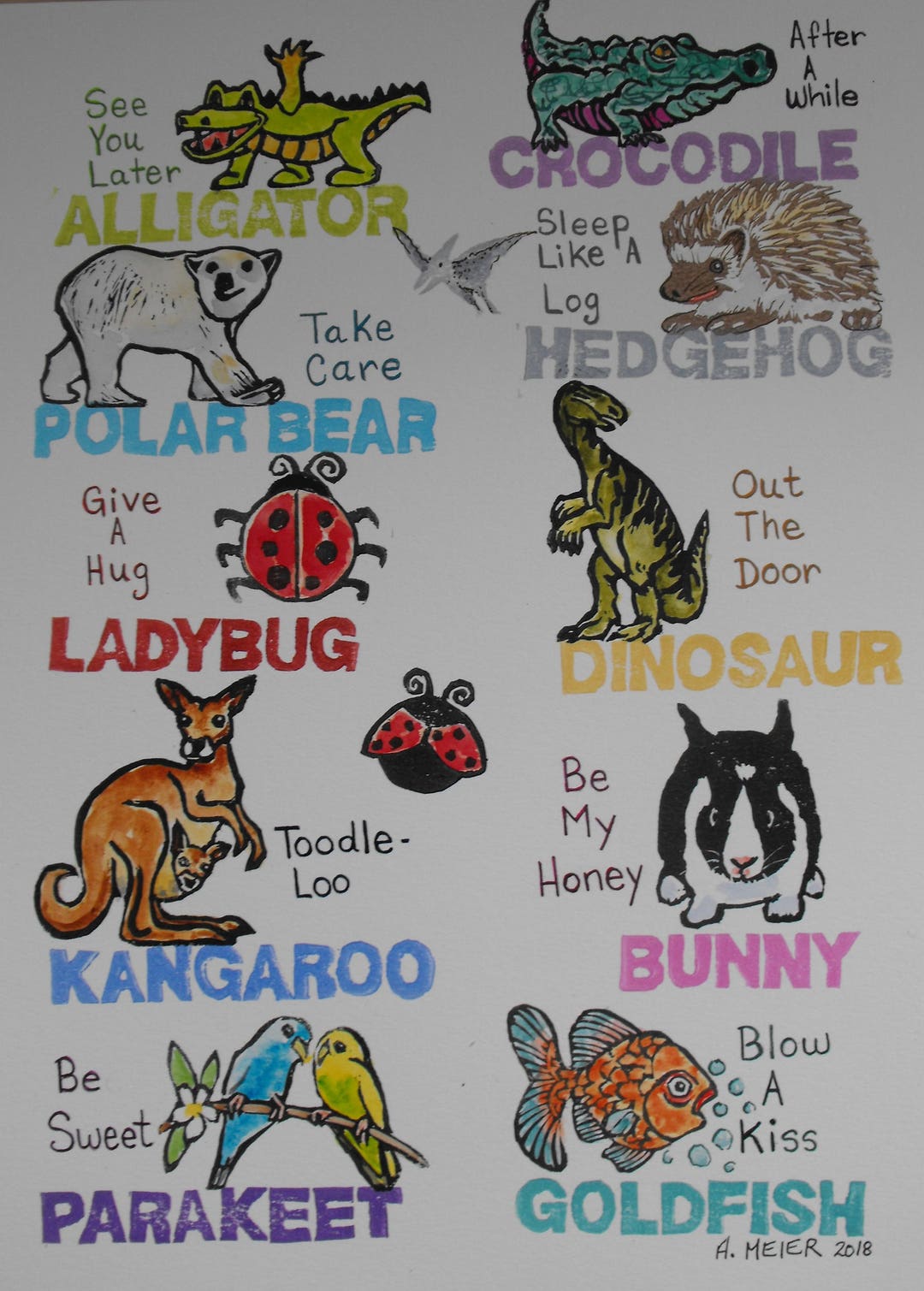 See You Later Alligator, Cute Goodbye Sayings, Modern Kids Room Décor ...