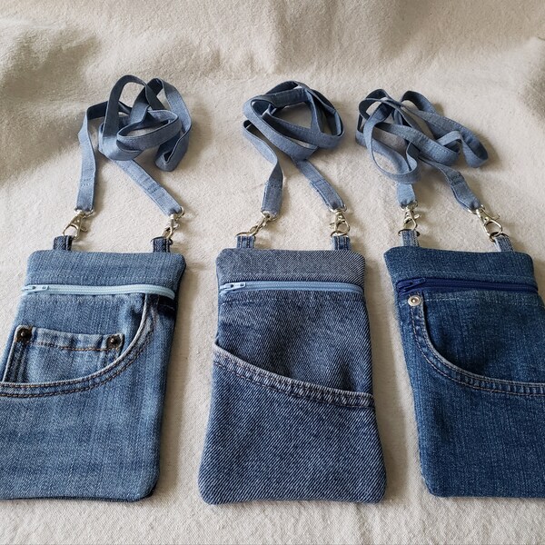 Recycled Denim Pouch - Etsy