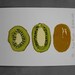 Kiwi Fruit Print, Fruit and Vegetable Kitchen Décor, Original Linocut ...