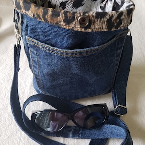 Small Denim Purse, Recycled Jeans Shoulder/crossbody Bag, Washable, Eco ...