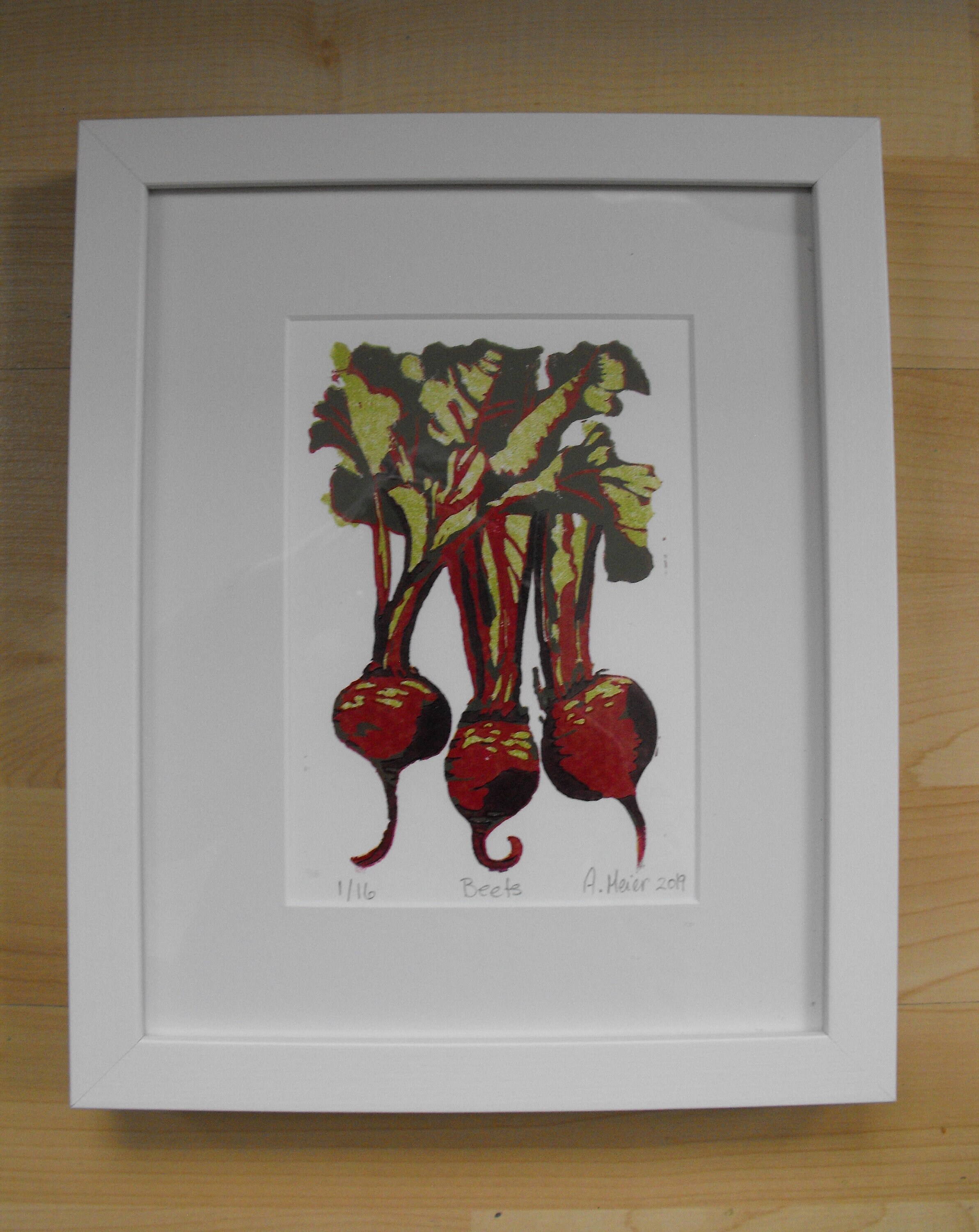 Beet Print Fruit and Vegetable Kitchen Décor Original - Etsy Canada