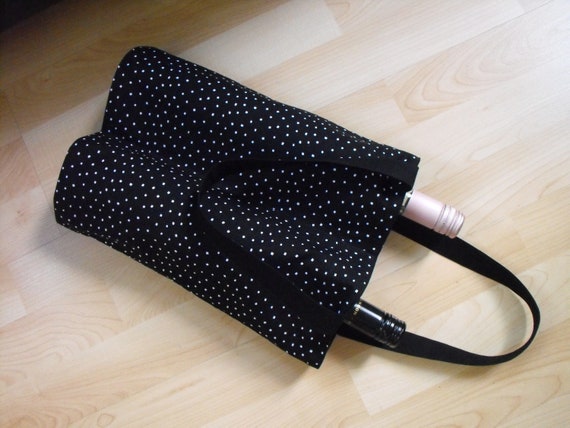 Hand Sewn 2 Bottle Wine Bag Tote Reusable Eco-friendly - Etsy