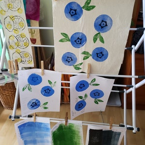 Giant Blueberry, Reusable Produce Bag, Unbleached Cotton, Washable Food ...