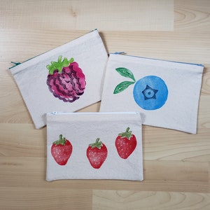 Giant Blueberry, Reusable Produce Bag, Unbleached Cotton, Washable Food ...
