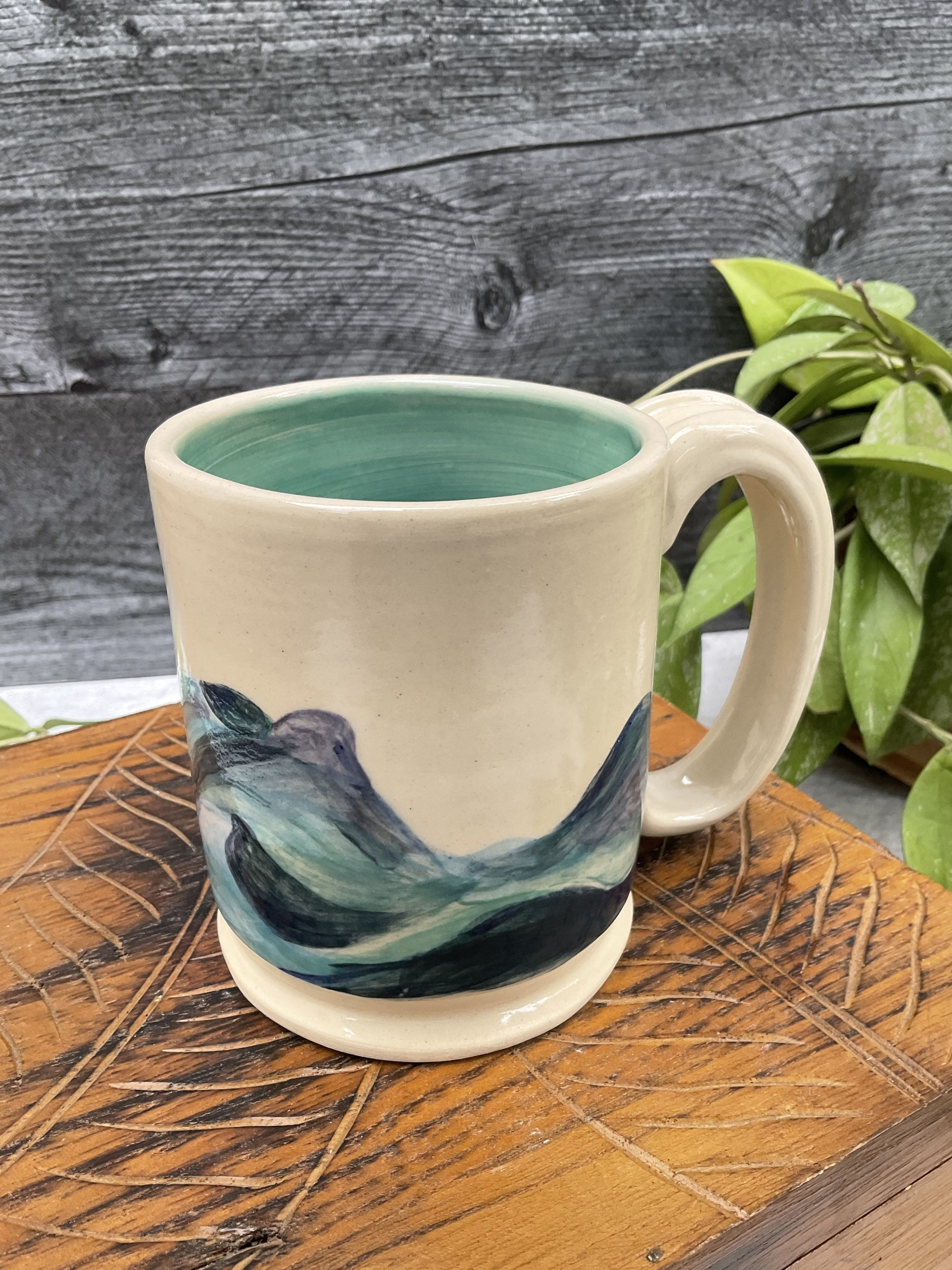 Surfer Wave Beach Ocean Coffee Tea Mug Stoneware Ceramic Handmade Drink ...