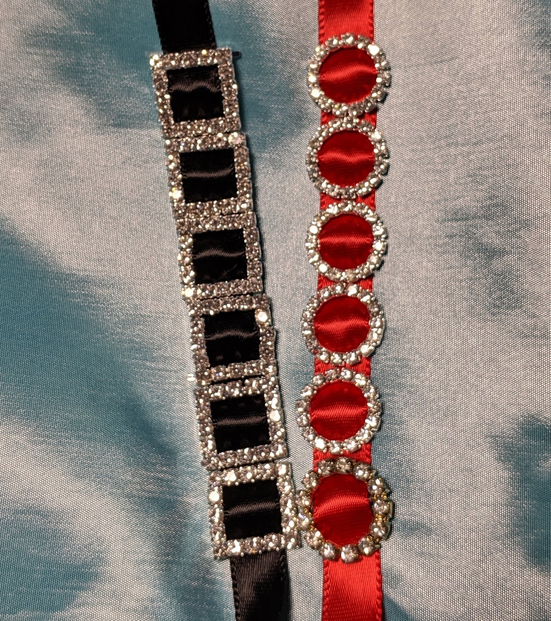 Set of 6 Rhinestone Buckle Ribbon Slider for Wedding Decorations 15 Mm ...