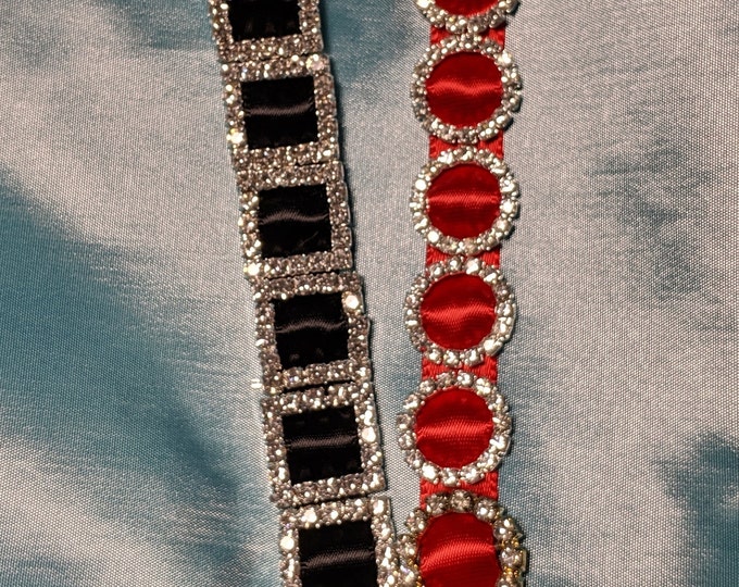 Set of 6 Rhinestone Buckle Ribbon Slider for Wedding Decorations 15 Mm ...