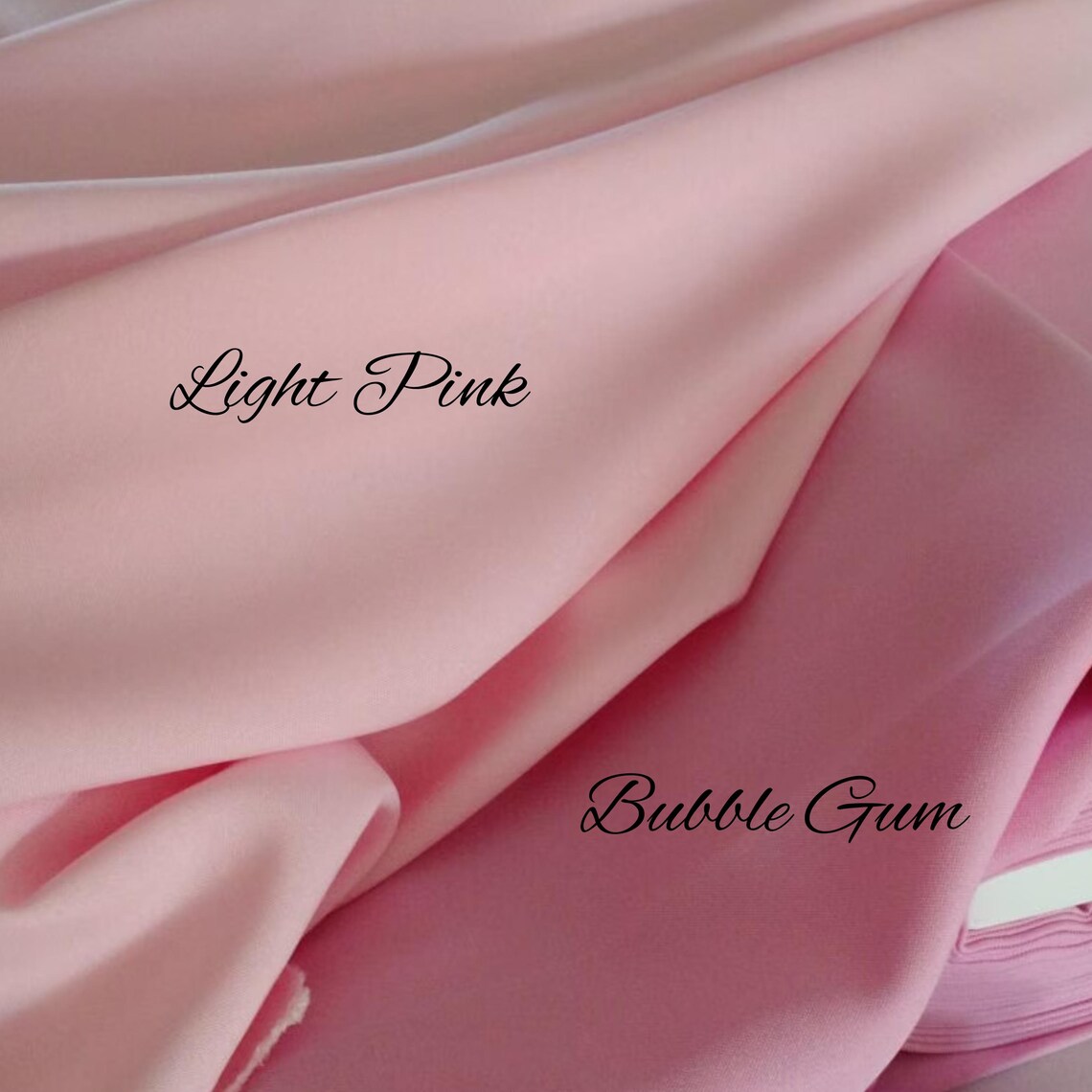 Light Pink Gabardine Tropical 60 to 62" Wide, 100% Polyester by the ...