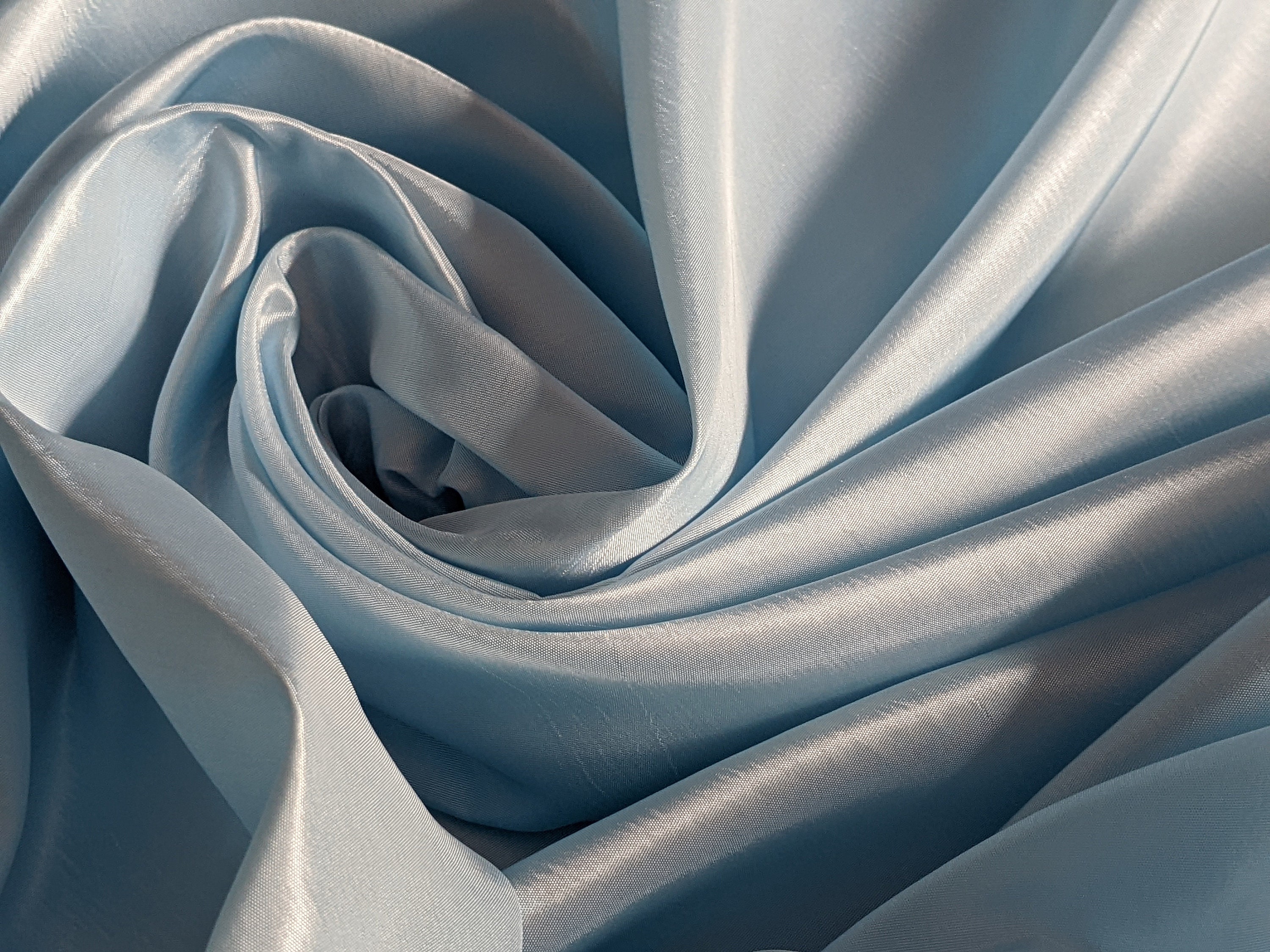 Gothic Seamless Blue Silk Fabric