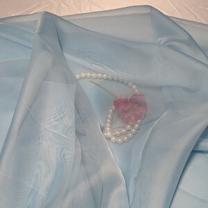 Light Blue Wedding Arch Voile Fabric, Double Wide (118"), by Yard ...