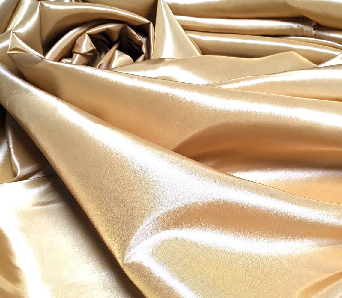 Champagne, Light Gold Taffeta 58-60" Wide by the Yard. Free Swatches ...