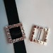 Set of 6 Rhinestone Buckle Ribbon Slider for Wedding Decorations 15 Mm ...