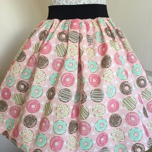 Ladies or Girls Sugar Donut Full Skater Style Skirt - Etsy