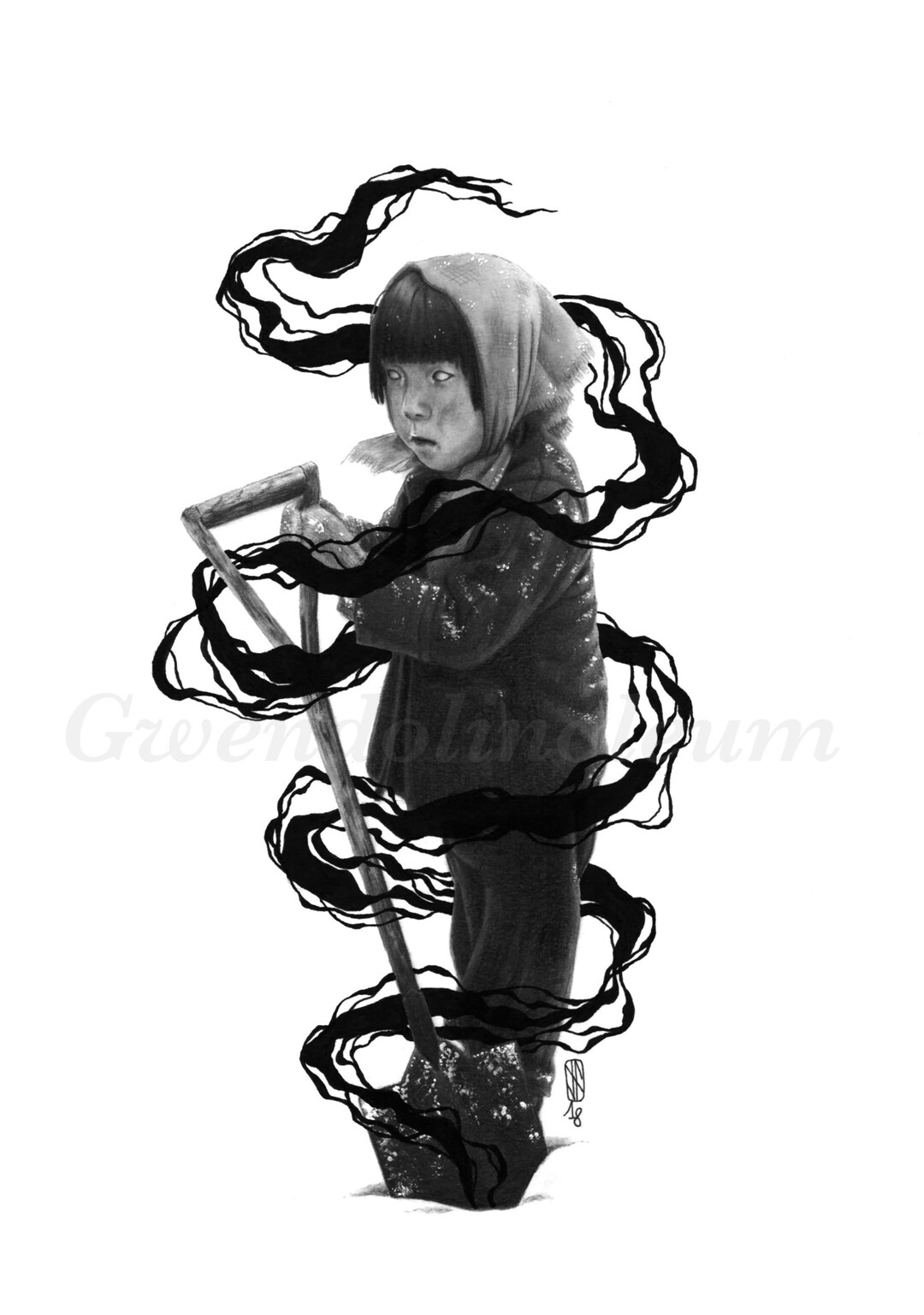 Ghost (fantôme). Very High Quality Fine Art Print of an Original ...