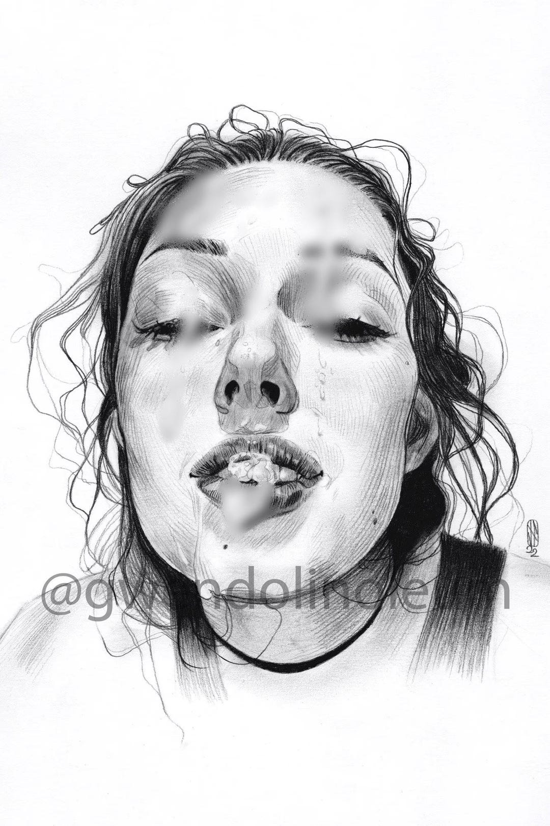 Sex Portrait : Pornstar Shaiden Rogue. Very High Quality Fine Art Print ...