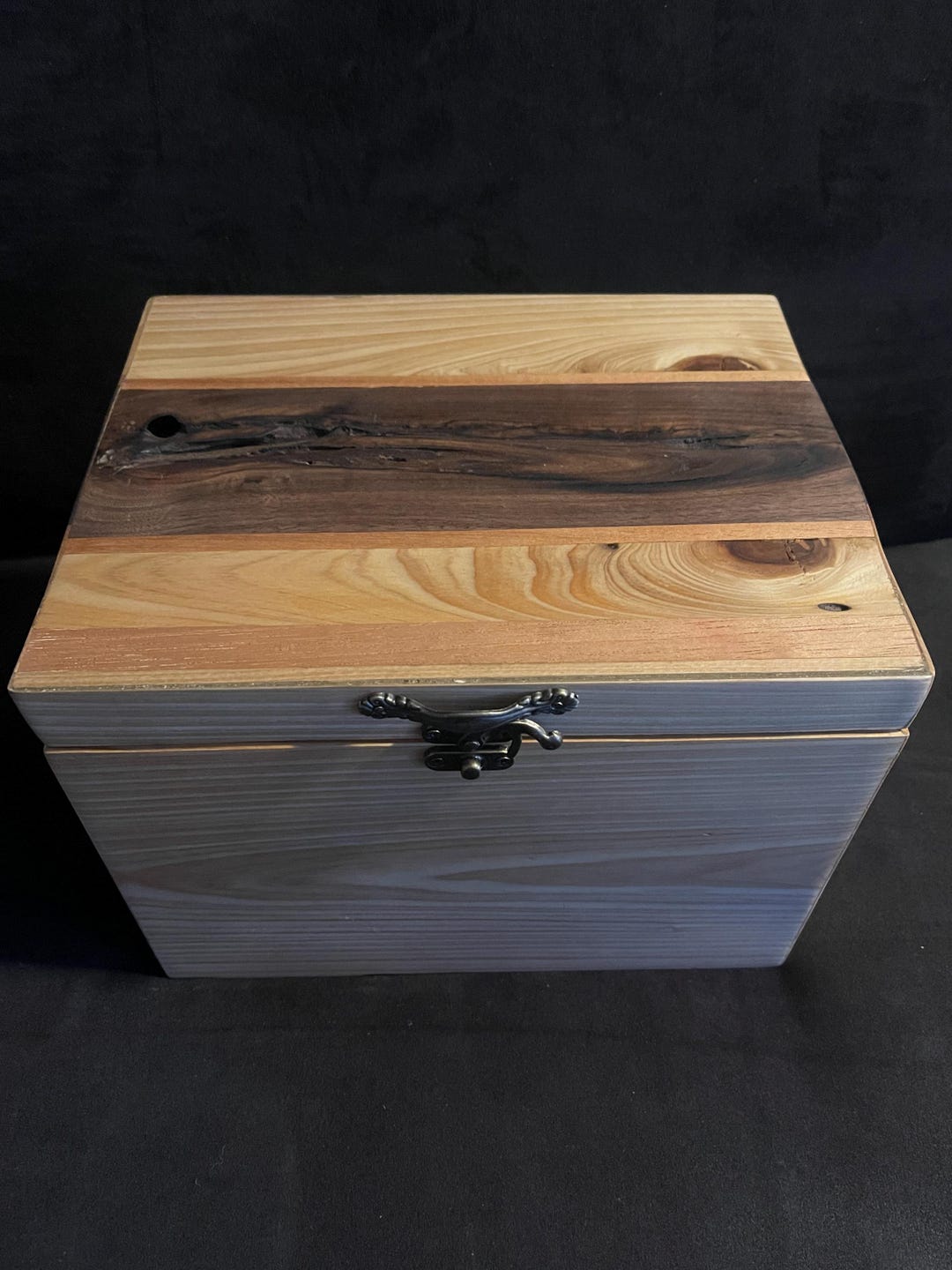 Handmade Humidor Cigar Box. Cypress, Walnut and Spanish Cedar With ...