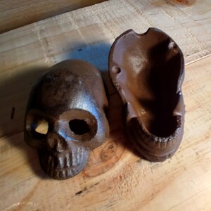 Cast Iron Skull Box Key Holdercollectable | Etsy