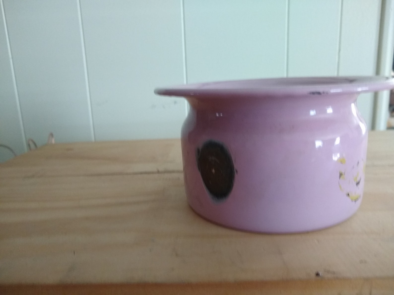 Vintage Pink Enamel Potty Shabby Chicbohocottageretro - Etsy
