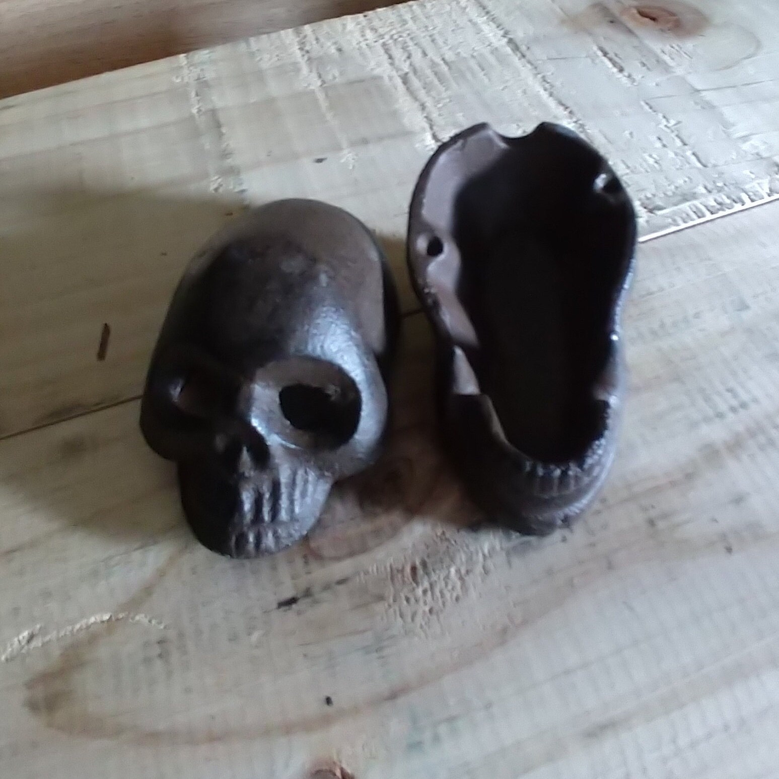 Cast iron Skull box key holdercollectable | Etsy