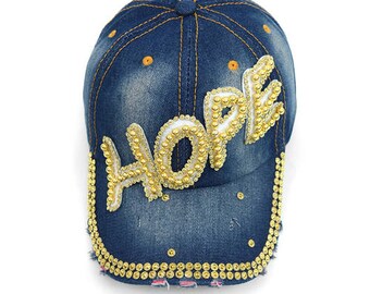 Womens bling hat | Etsy