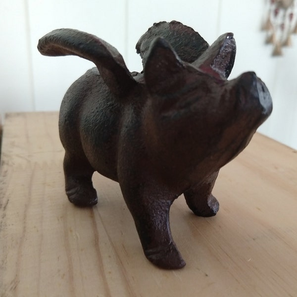 Cast Iron Pig - Etsy