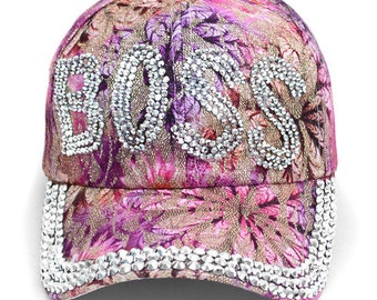 Womens bling hat | Etsy