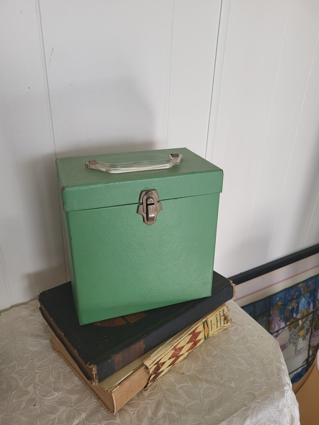 Vintage 45 Record Box, Carrying Case, Storage, Retro,boho,collectible ...