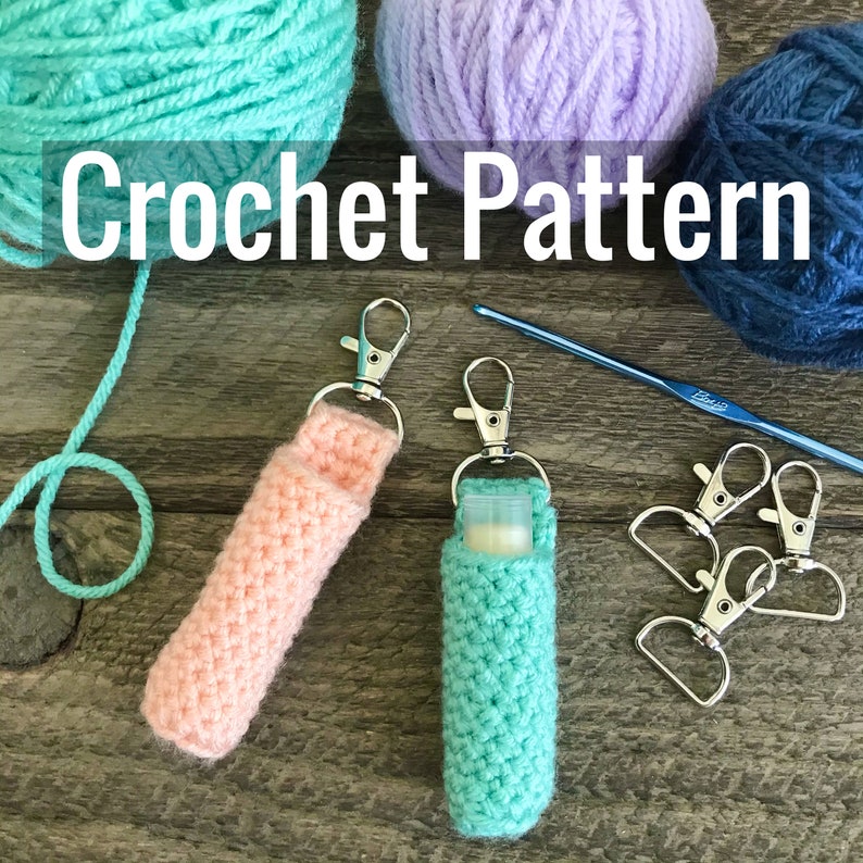 PATTERN PDF Crochet Chapstick Holdercrochet Keychain Lip | Etsy