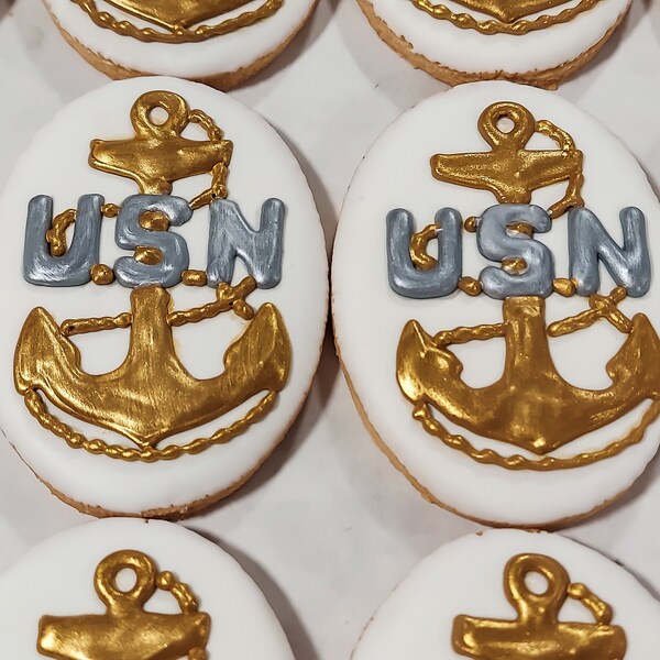Anchor Cookies - Etsy