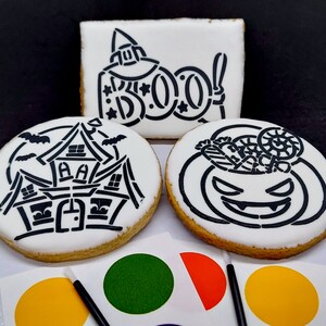 Paint-your-own Halloween Cookies (1 Dozen) - Etsy
