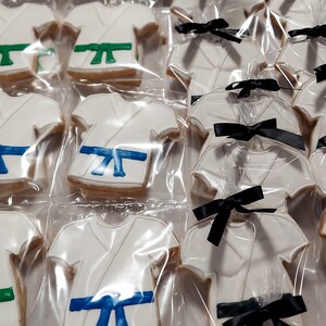 Taekwondo/karate Cookies (1 Dozen) - Etsy