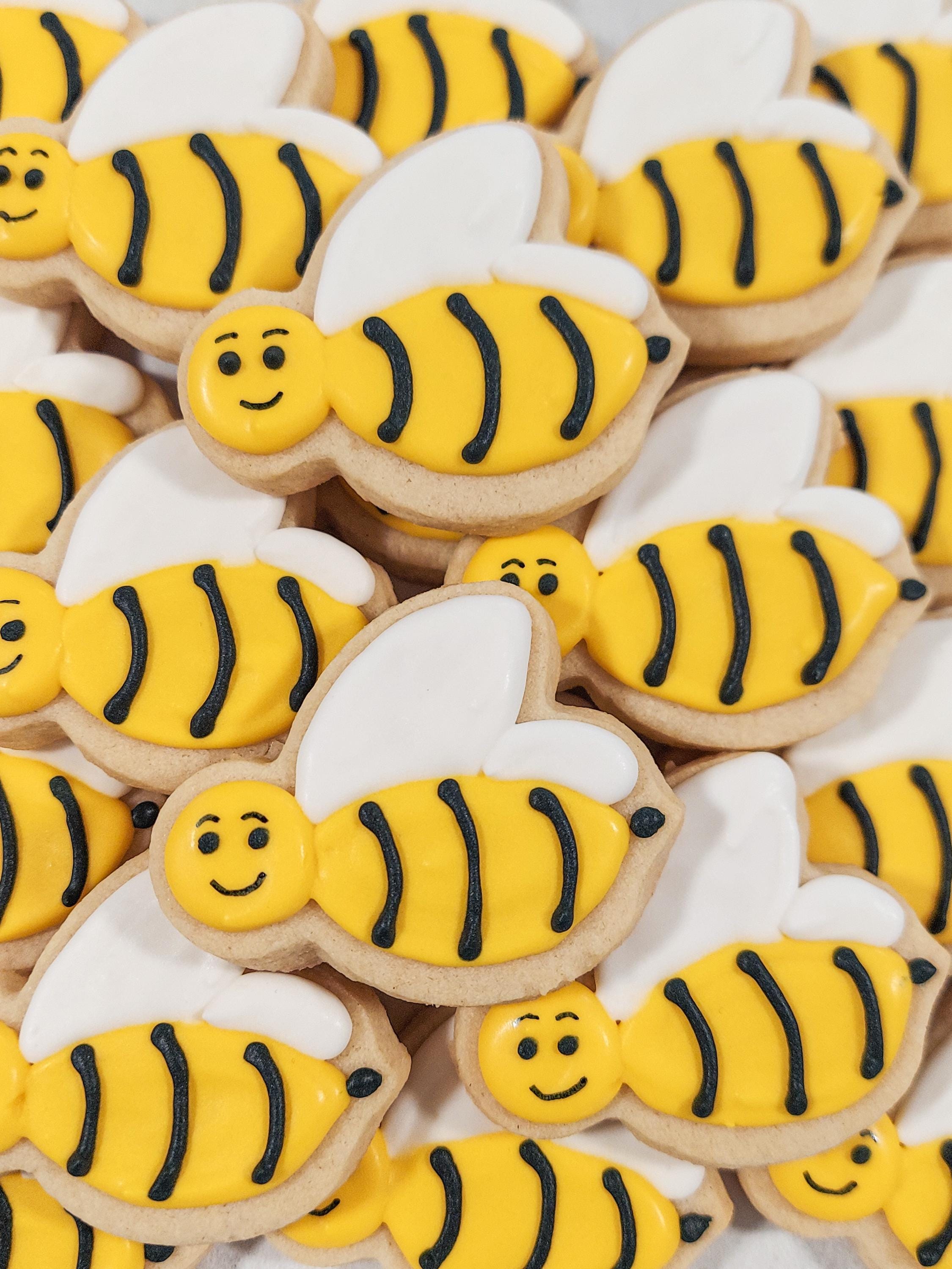 Mini Bumble Bee Cookies (2 Dozen) - Etsy
