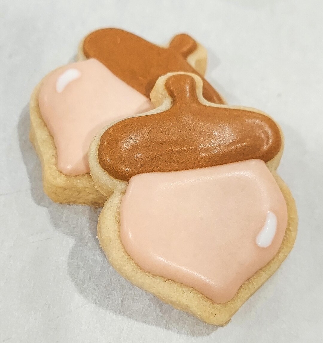 Mini Acorn Cookies (2 Dozen) - Etsy