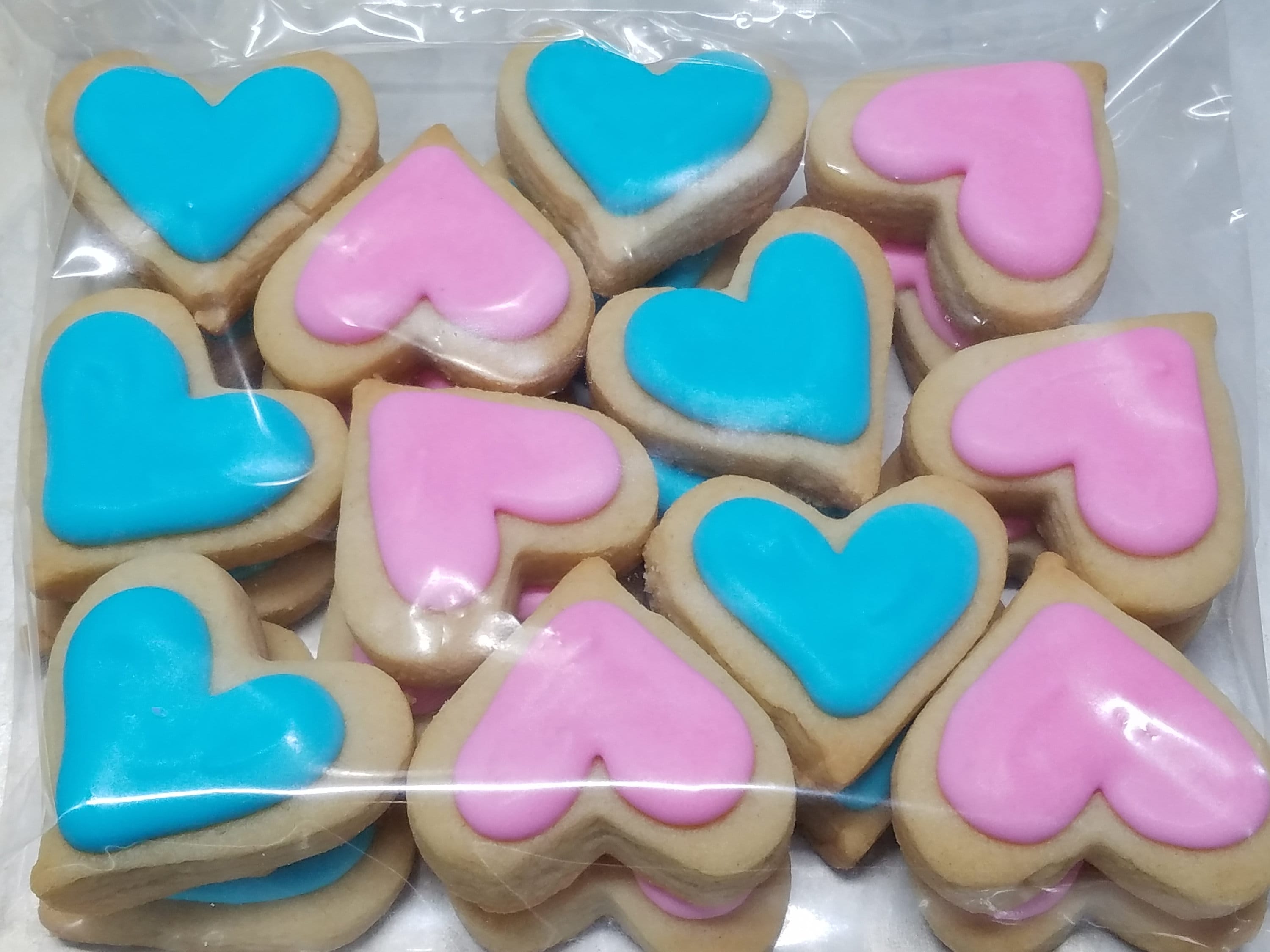 Mini Heart Cookies (50 Pieces) - Etsy