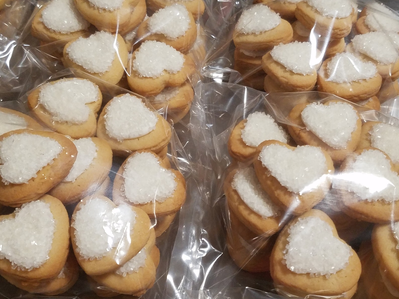 Mini Heart Cookies (50 Pieces) - Etsy
