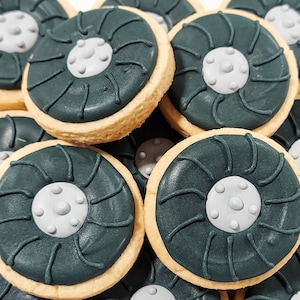 Mini Tire/wheel Cookies 2 Dozen - Etsy