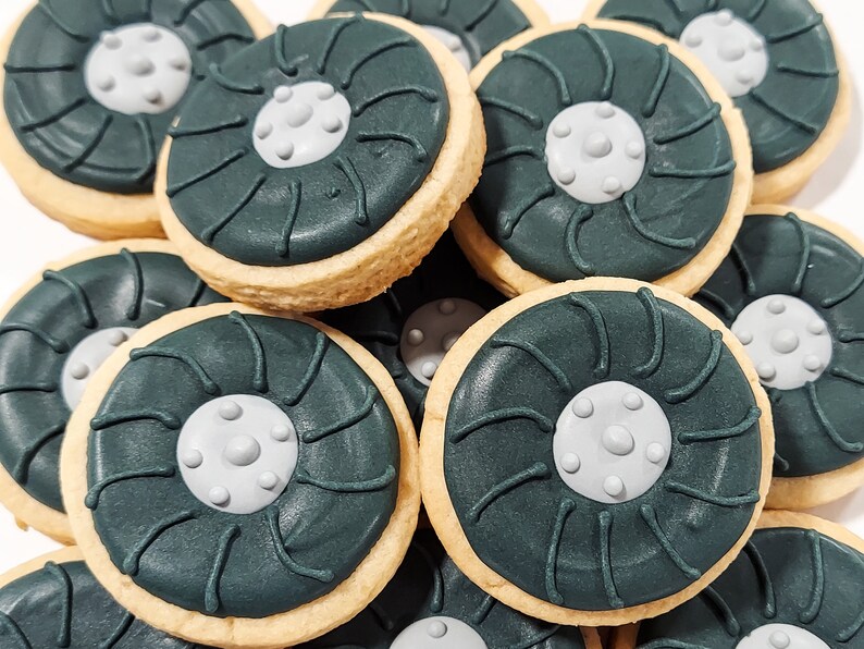 Mini Tire/wheel Cookies 2 Dozen - Etsy