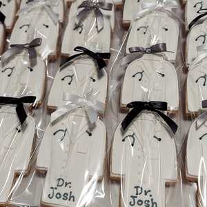 Doctor/lab Coat Cookies (1 Dozen) - Etsy