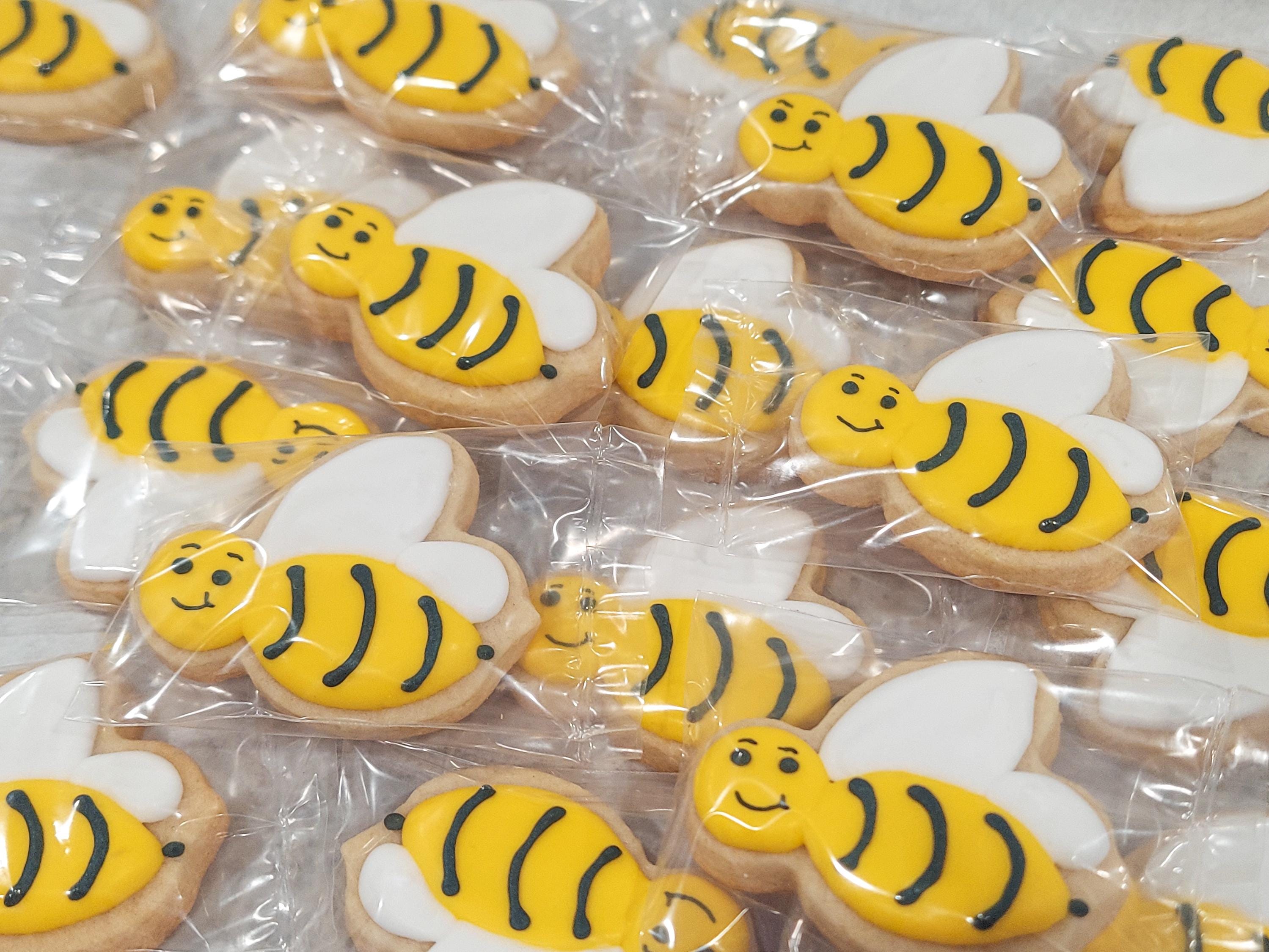Mini Bumble Bee Cookies (2 Dozen) - Etsy