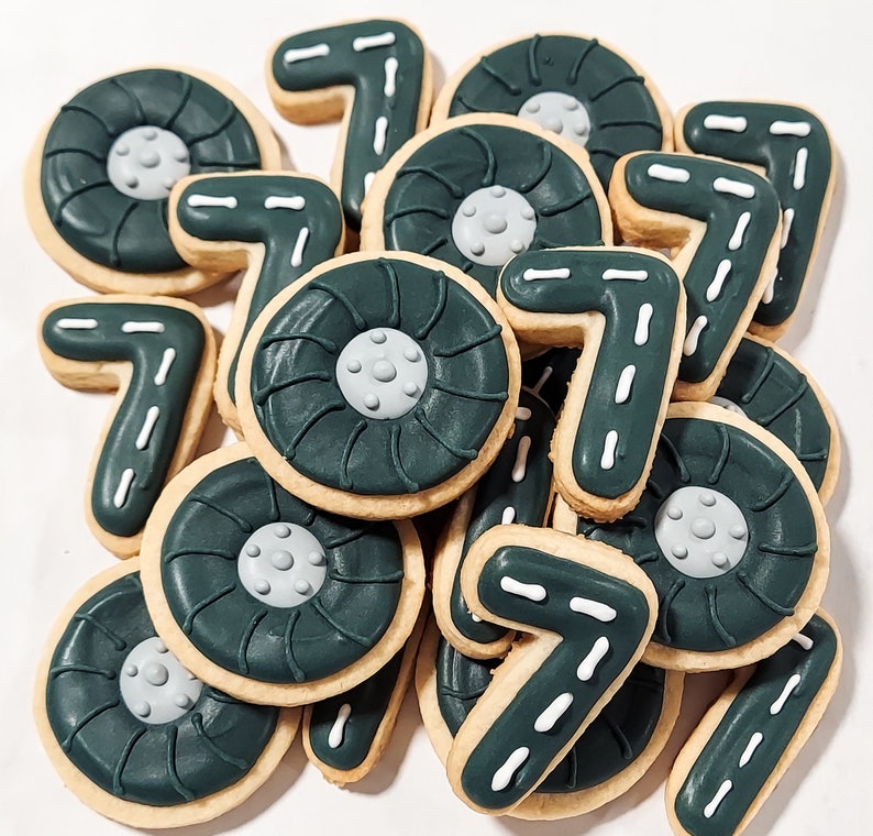 Mini Tire/wheel Cookies 2 Dozen - Etsy
