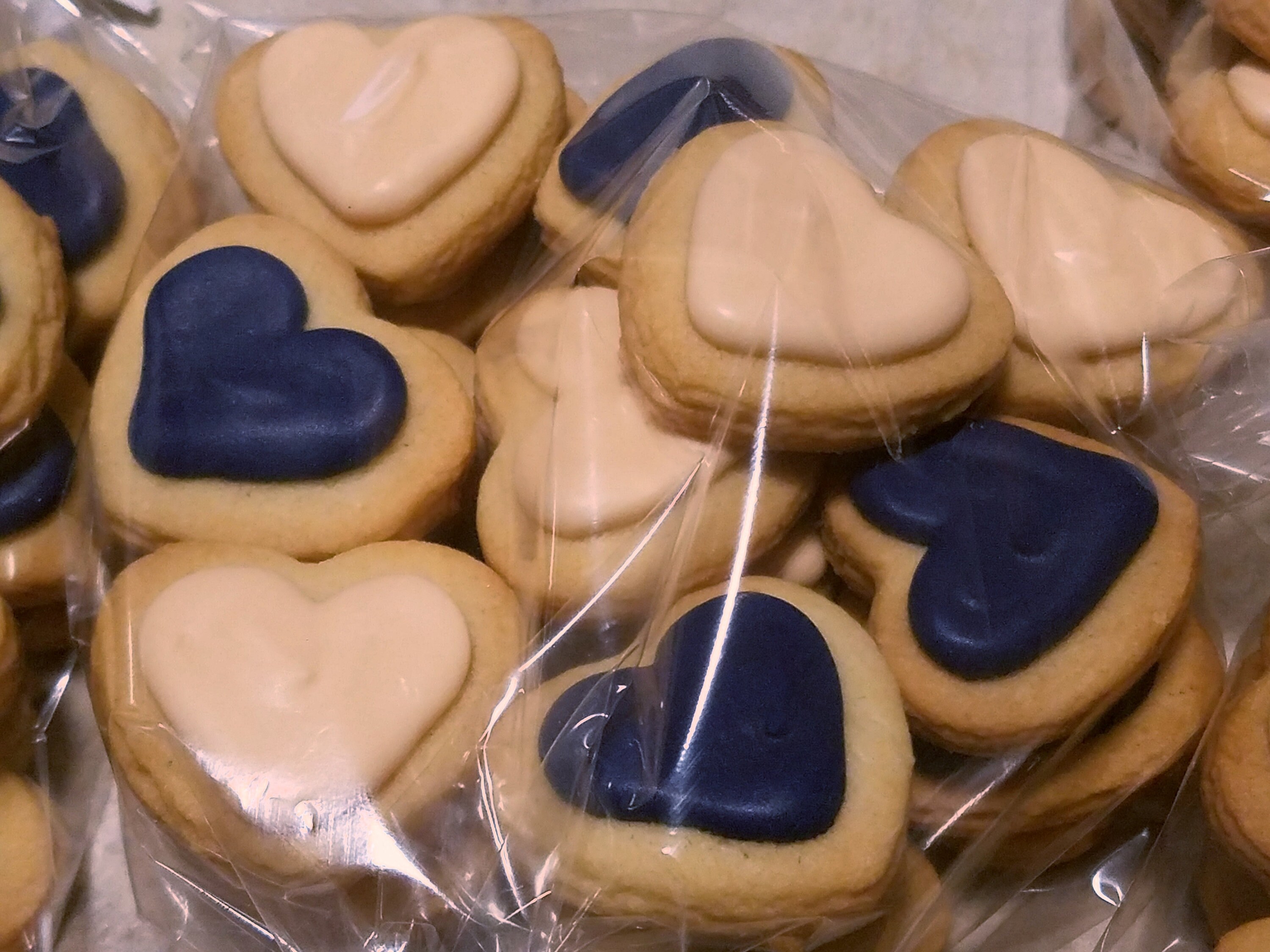 Mini Heart Cookies (50 Pieces) - Etsy