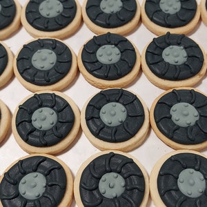 Mini Tire/wheel Cookies 2 Dozen - Etsy