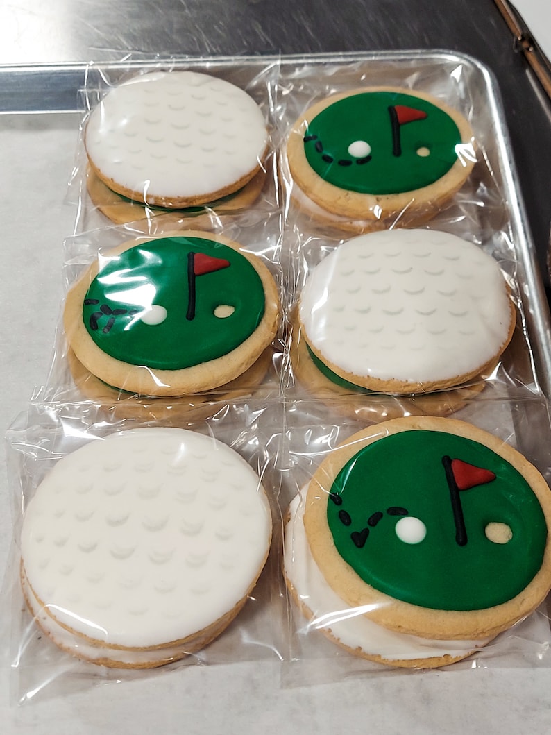 Golf Cookies (1 Dozen) - Etsy