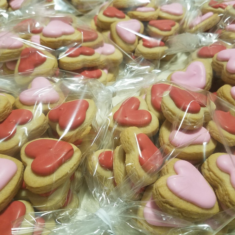 Heart Wedding Cookie - Etsy