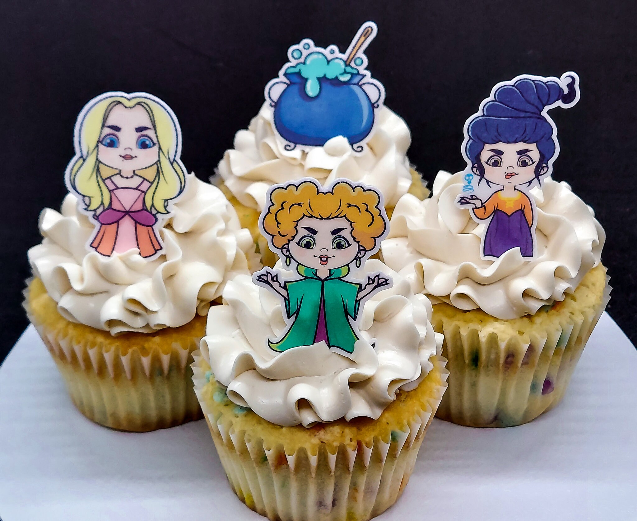 Edible Cupcake Toppers horror Villains 1 - Etsy
