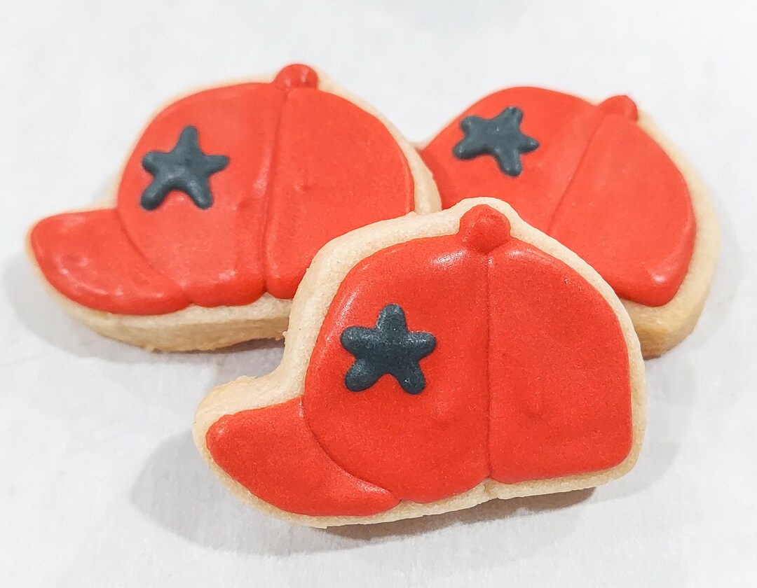 Mini Ball Cap Cookies (2 Dozen) - Etsy